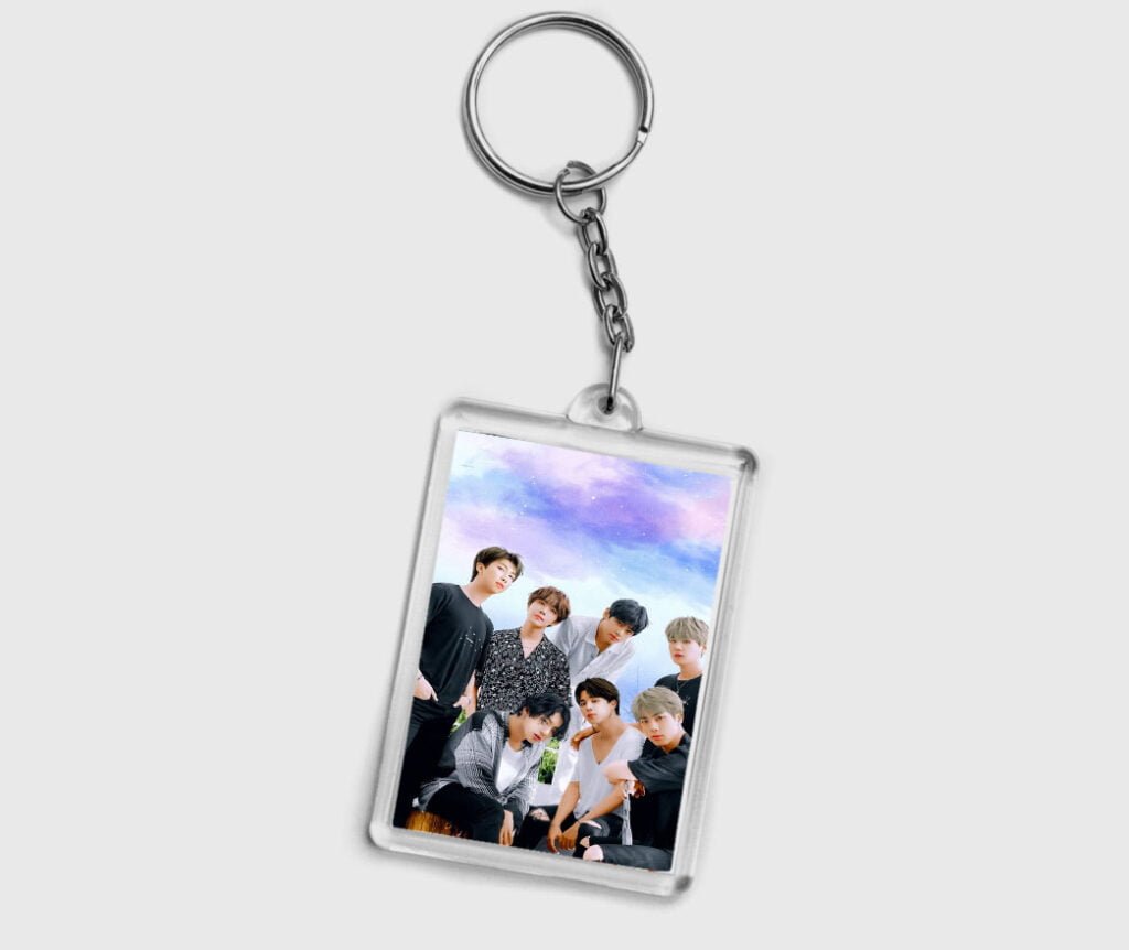 BTS Keychain Keepsakes Music Bts Members Pocket 3 By 2 | Perfect Prints ...